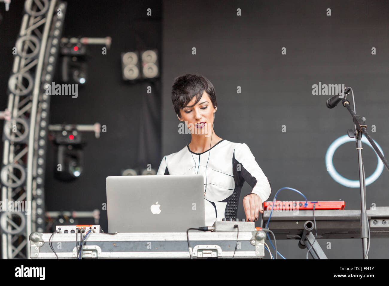 KIEV, UKRAINE - JUNE 29, 2017: Popular Ukrainian experimental electro ...