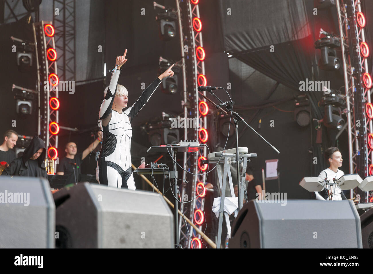 KIEV, UKRAINE - JUNE 29, 2017: Popular Ukrainian experimental electro ...