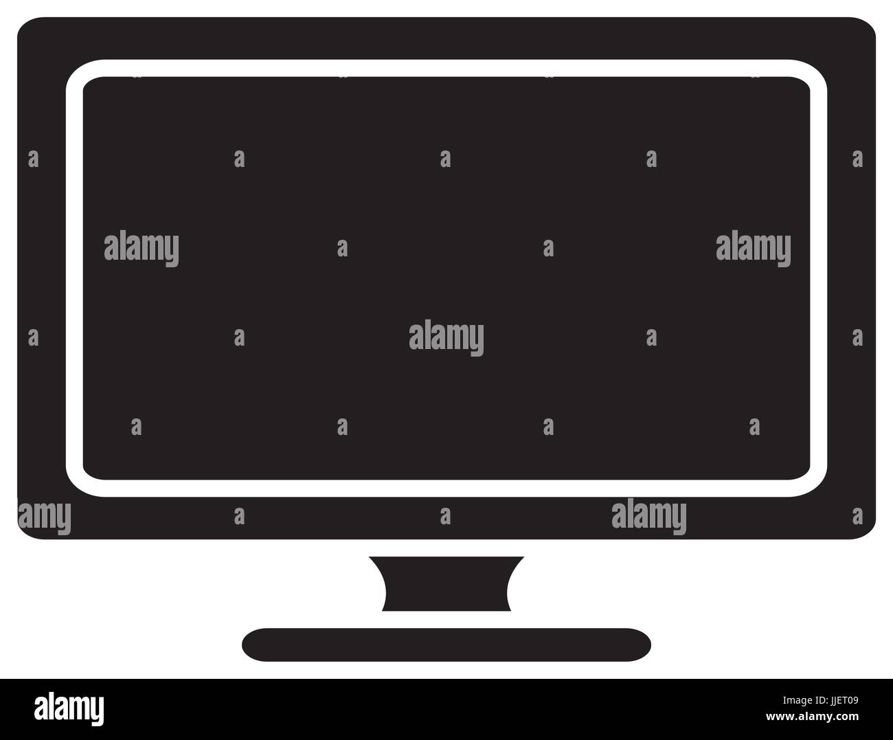computer icon over white background vector illustration Stock Vector ...