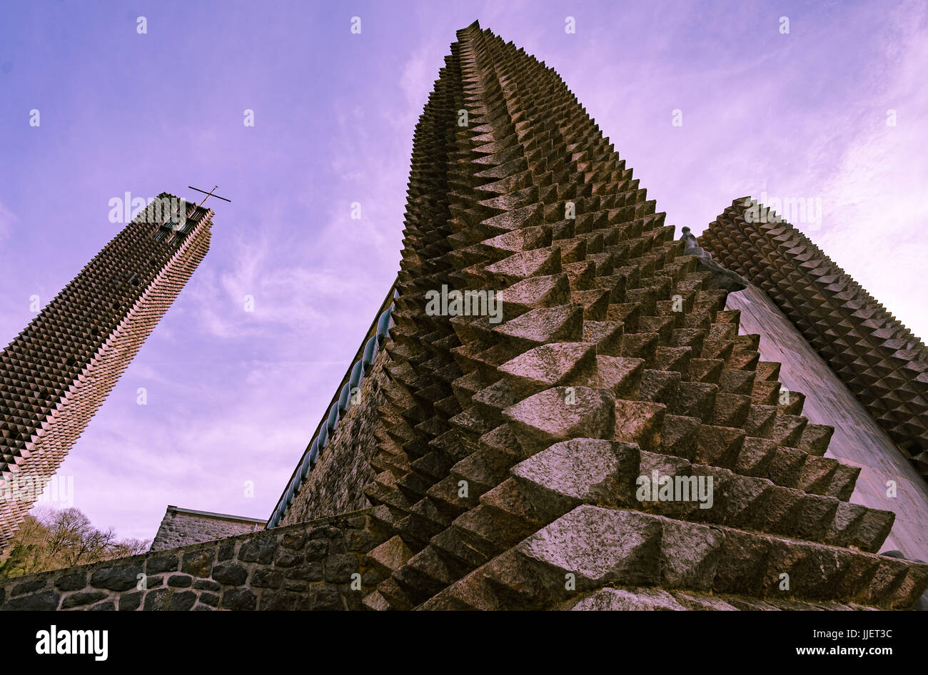 Basilica of Aranzazu, Basque country Spain Stock Photo - Alamy