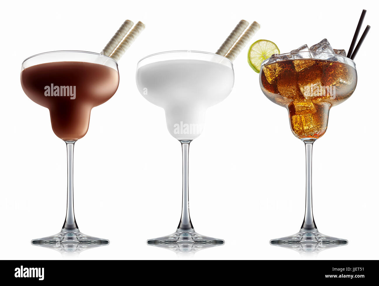 alcohol cocktail set Stock Photo - Alamy