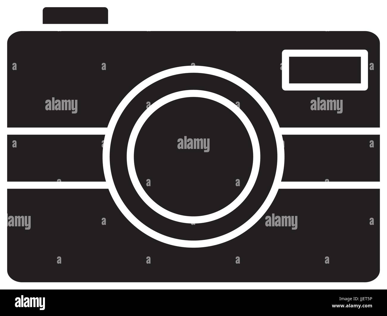 photographic camera icon over white background vector illustration ...