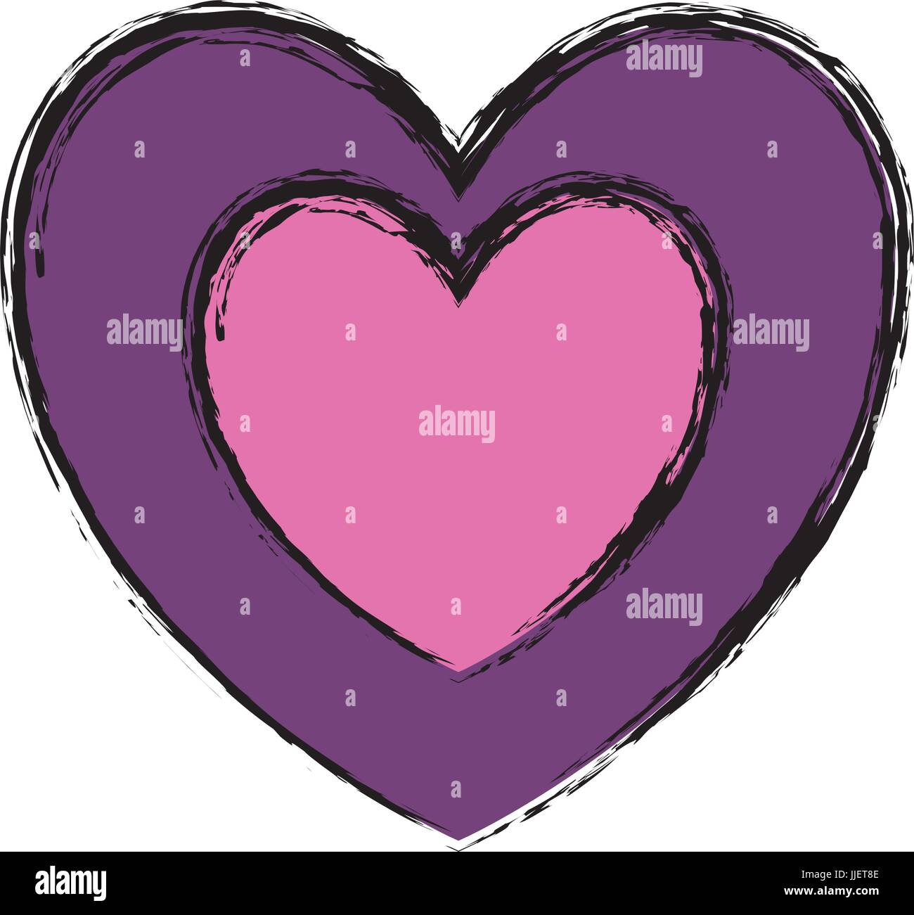 heart icon over white background vector illustration Stock Vector Image & Art - Alamy