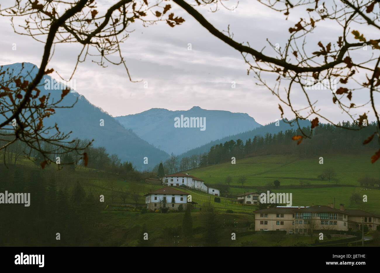 Views of Aranzazu valley Stock Photo - Alamy