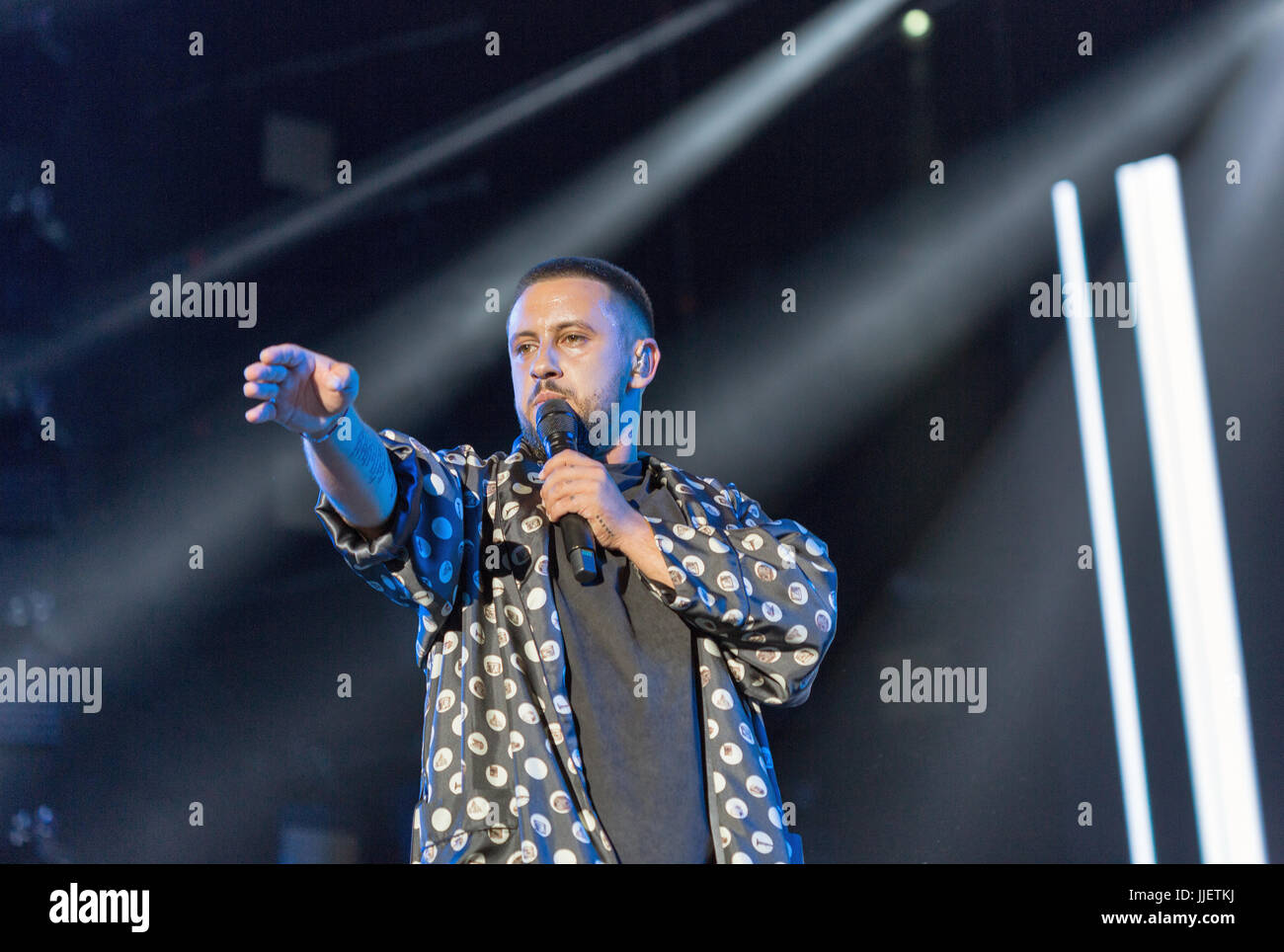 KIEV, UKRAINE - JULY 02, 2017: Popular Ukrainian singer and songwriter ...