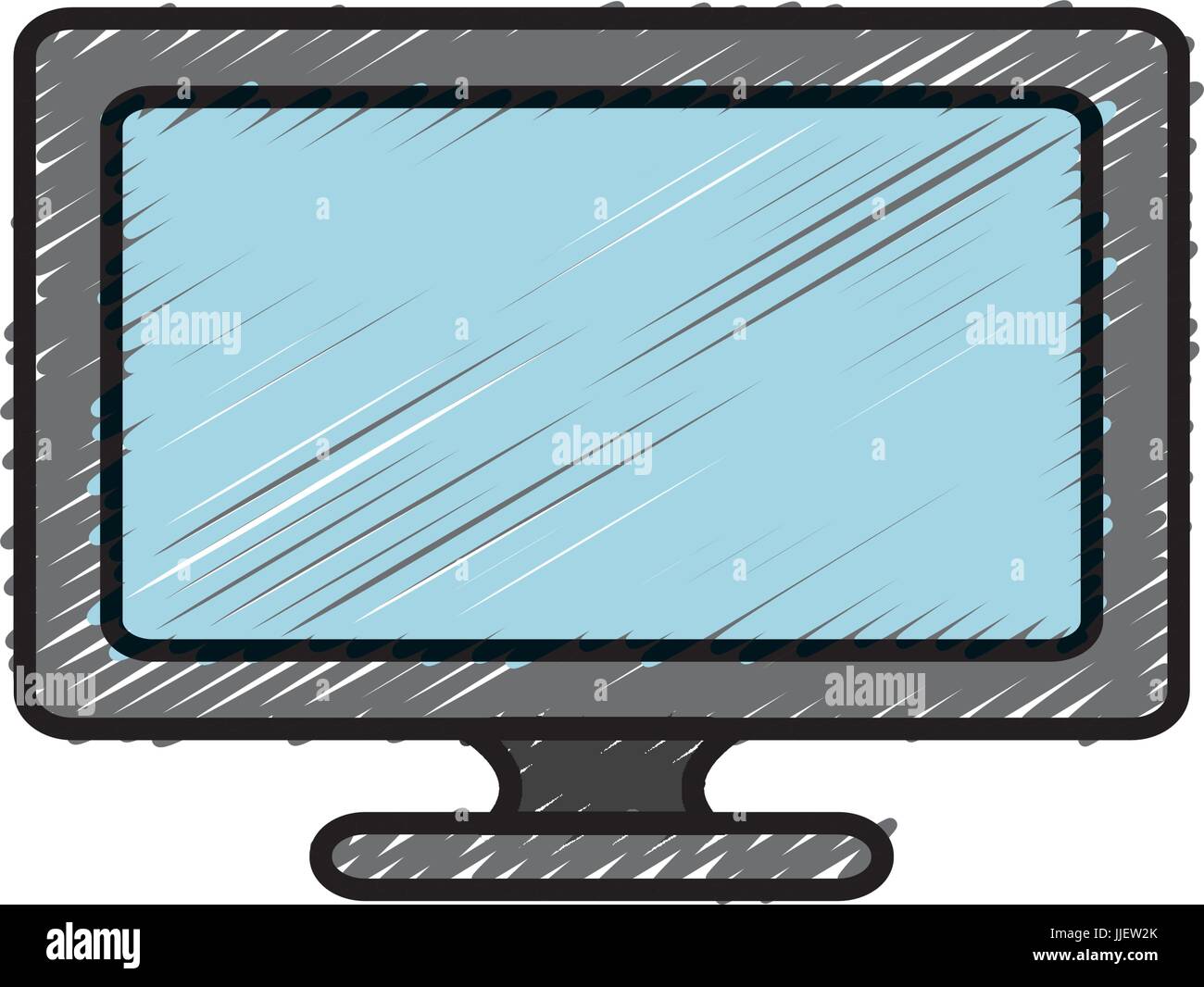 computer icon over white background vector illustration Stock Vector ...