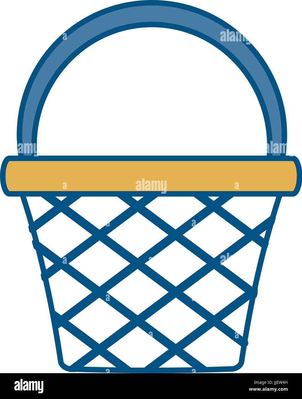 basket icon over white background vector illustration Stock Vector ...