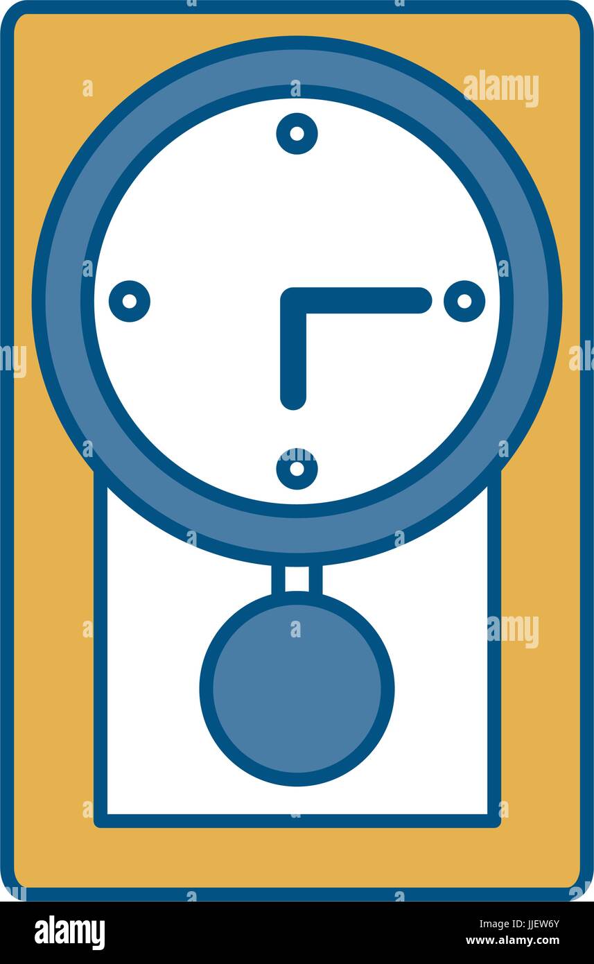 vintage clock icon over white background vector illustration Stock ...