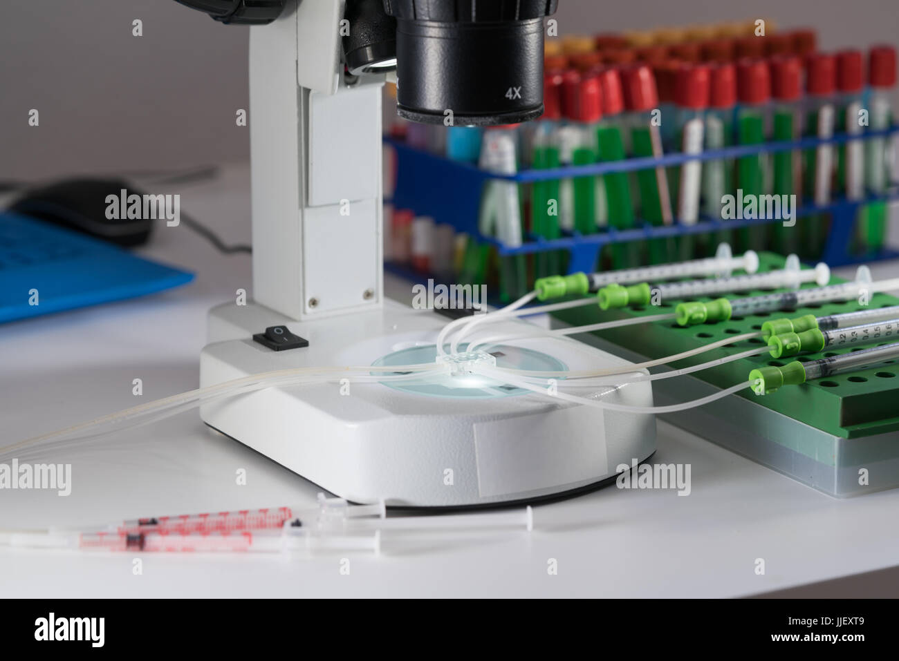 lab on chip device in microbiological laboratory Stock Photo - Alamy