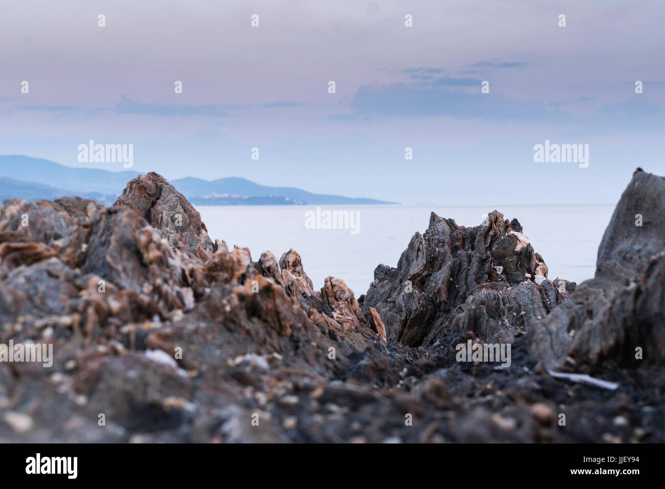 Sea rock made by waves Stock Photo - Alamy
