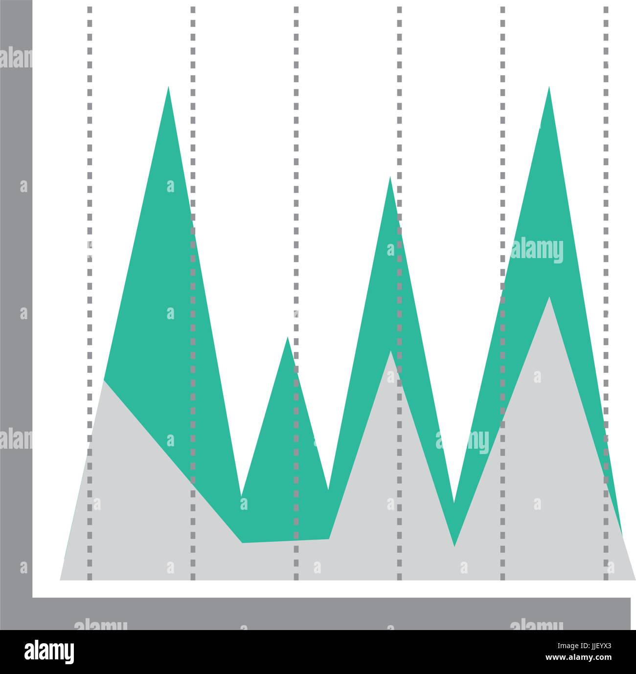 Statistics bars graphic icon vector illustration graphic design Stock ...