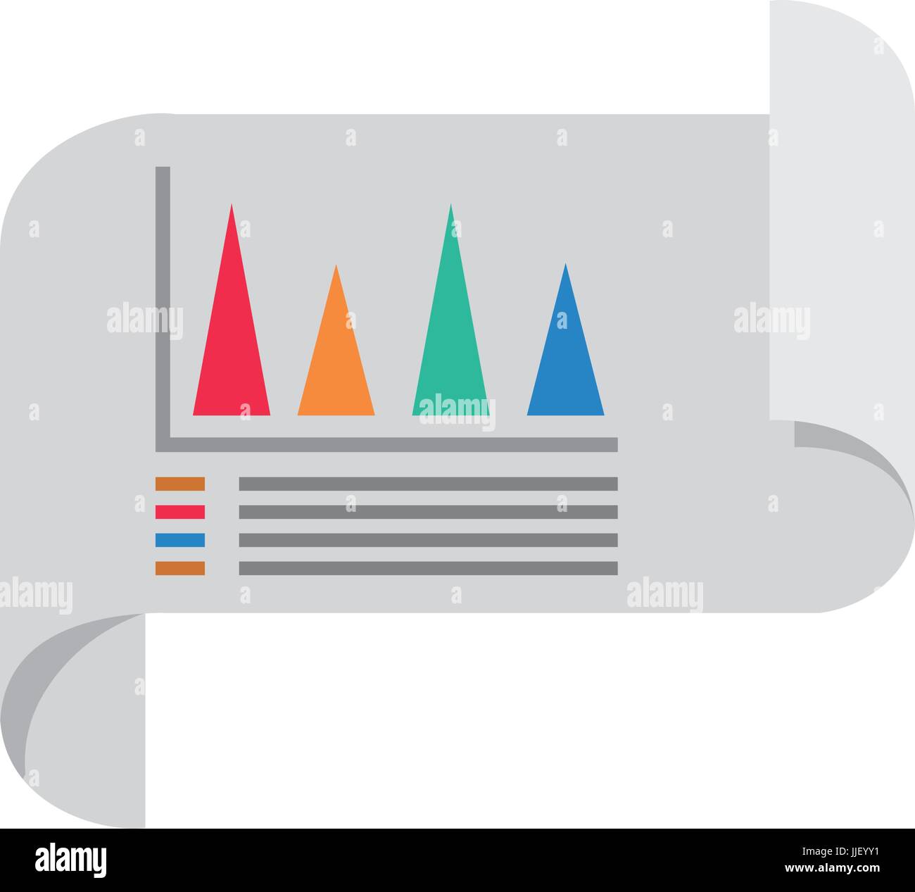 Statistics bars graphic icon vector illustration graphic design Stock ...