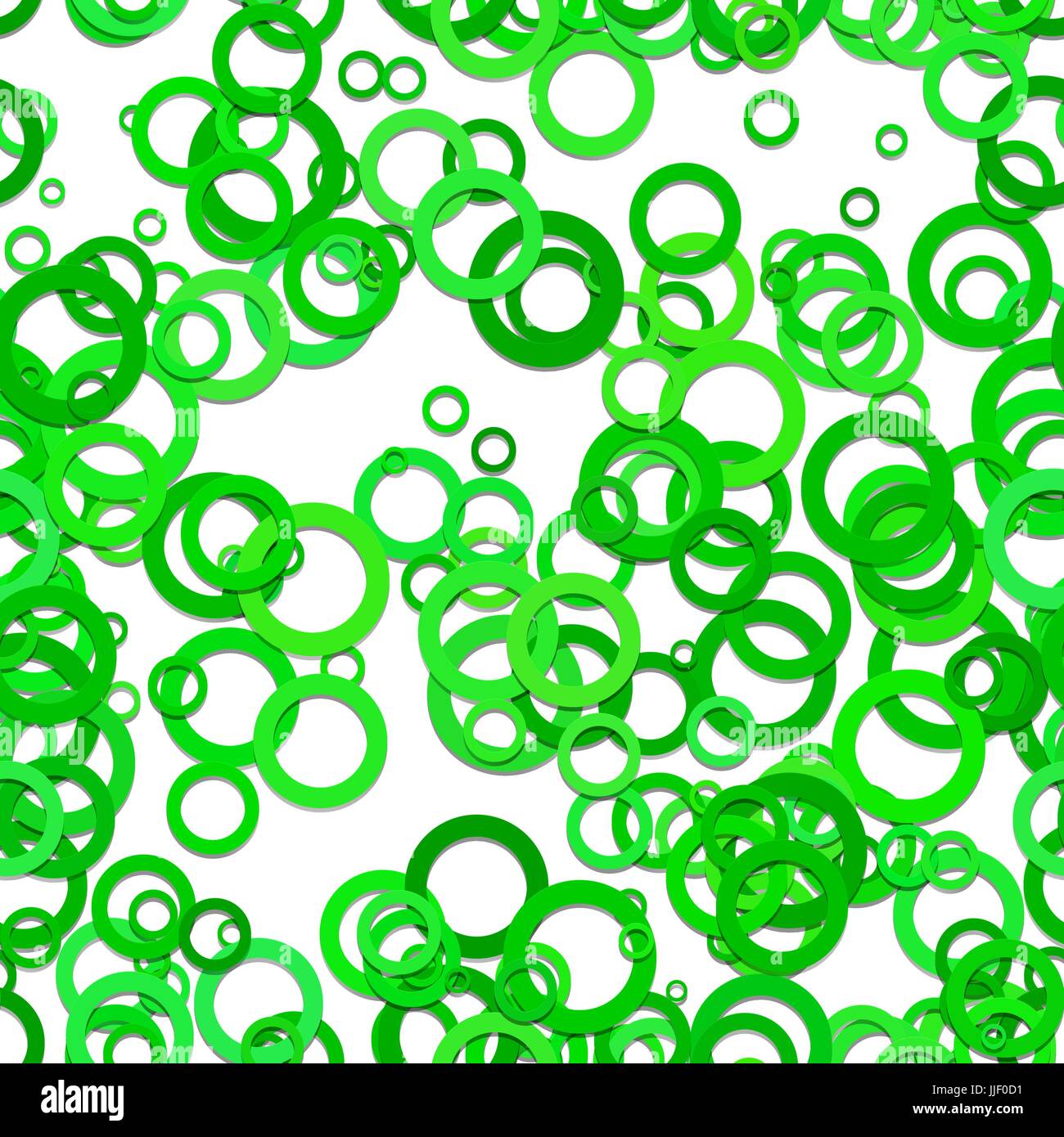 Abstract seamless circle background pattern - vector graphic from green ...