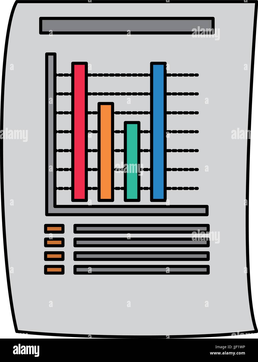 Statistics bars graphic icon vector illustration graphic design Stock ...