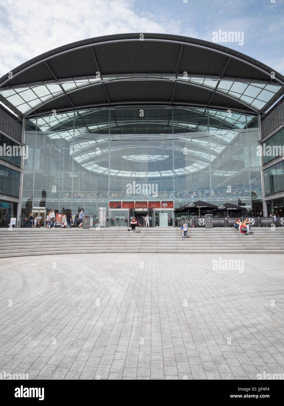 The BBC building, a modern art glass building in Norwich Norfolk UK ...