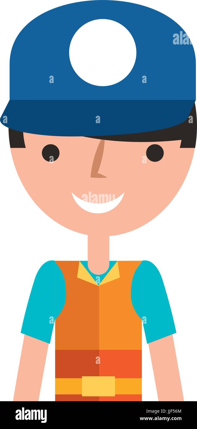 fisherman with hat avatar character vector illustration design Stock ...