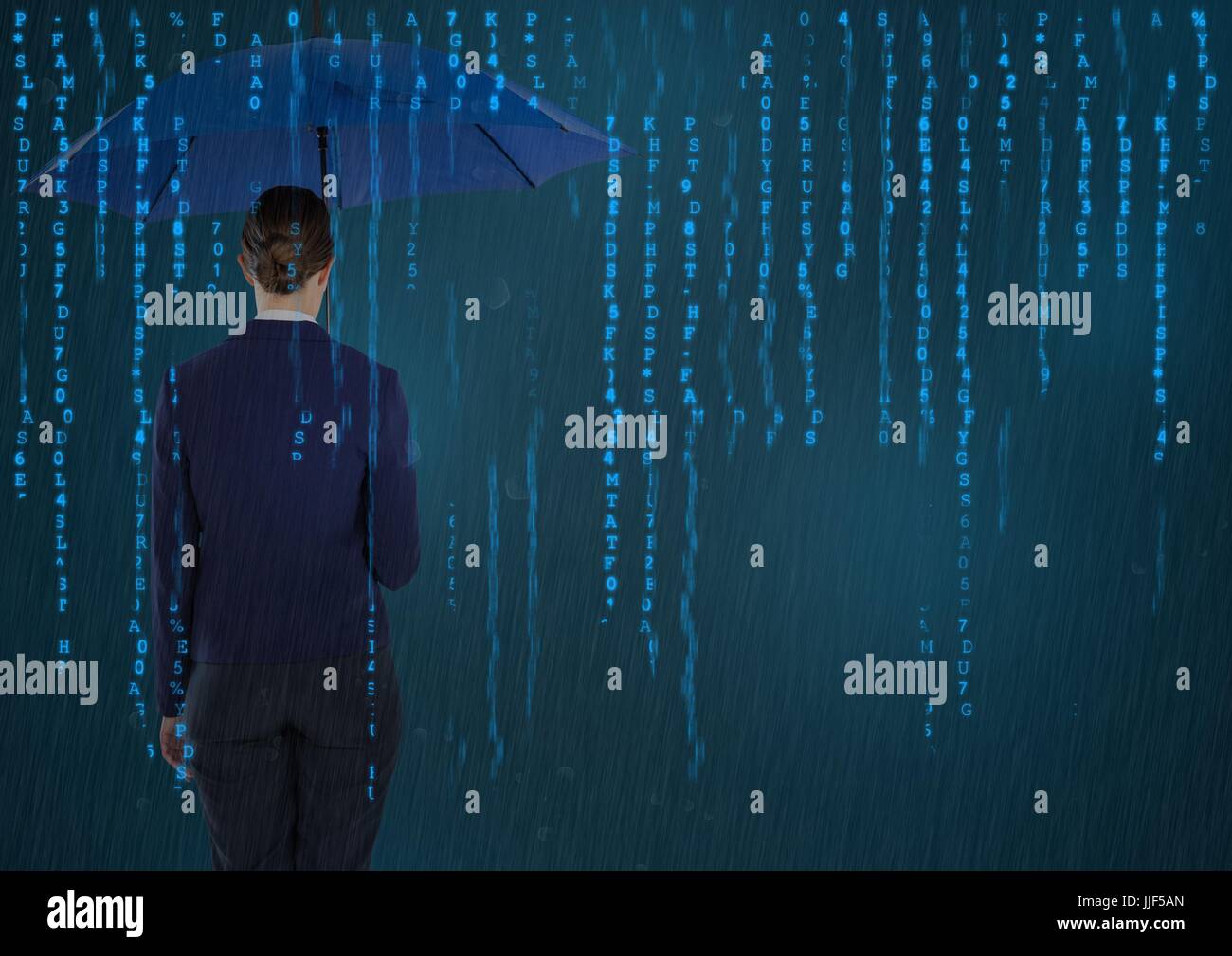 3d animation white umbrella icon hi-res stock photography and images ...