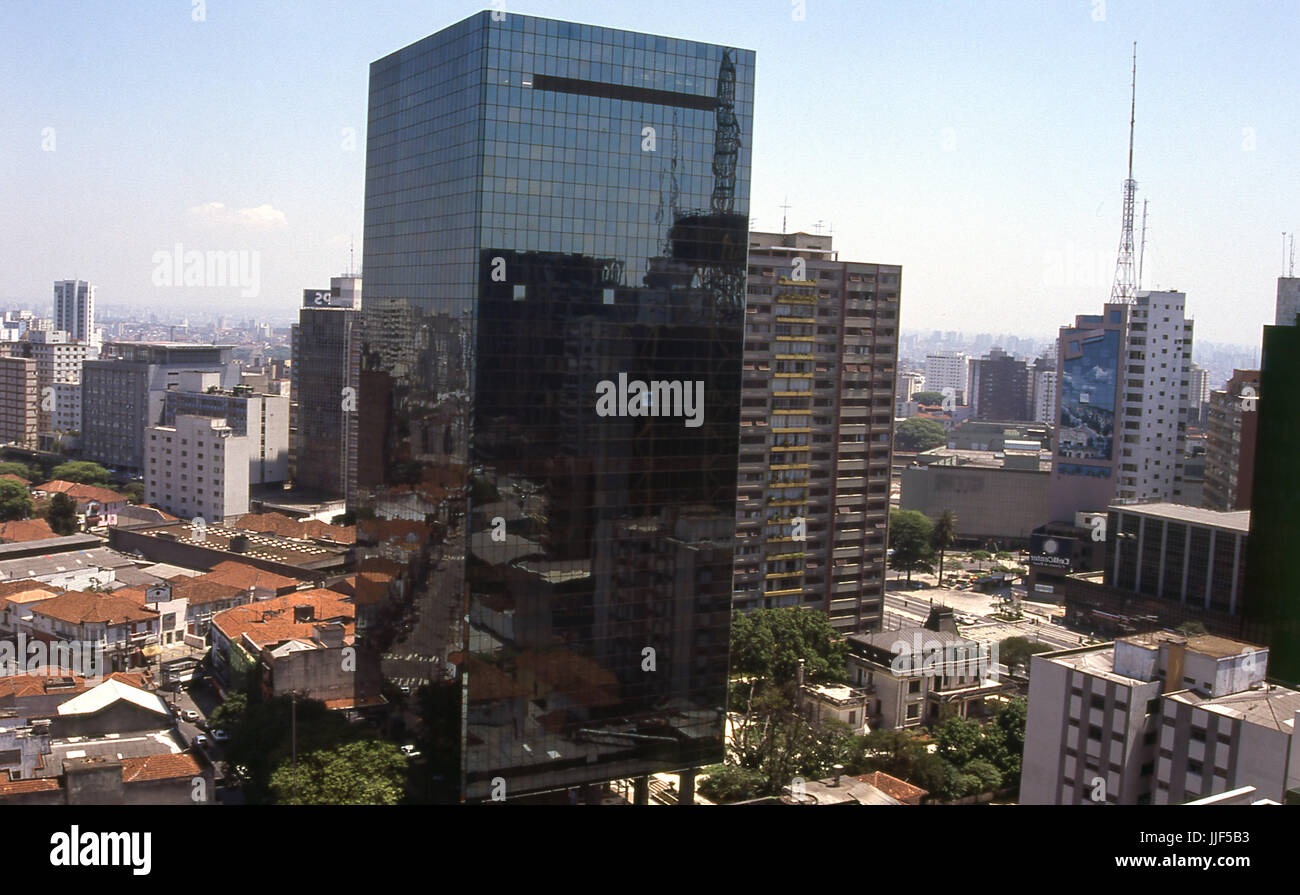 Prédio; Avenida Paulista; São Paulo; Brazil 1996 Stock Photo - Alamy