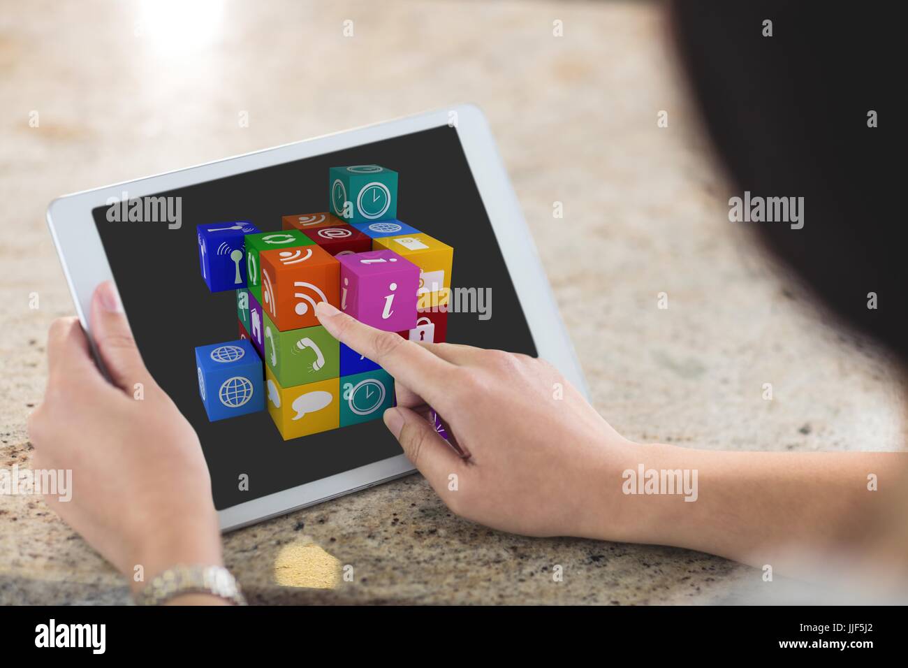 Digital composite of APPS - models with devices Stock Photo - Alamy Digital composite of APPS - models with devices Stock Photo - Alamy