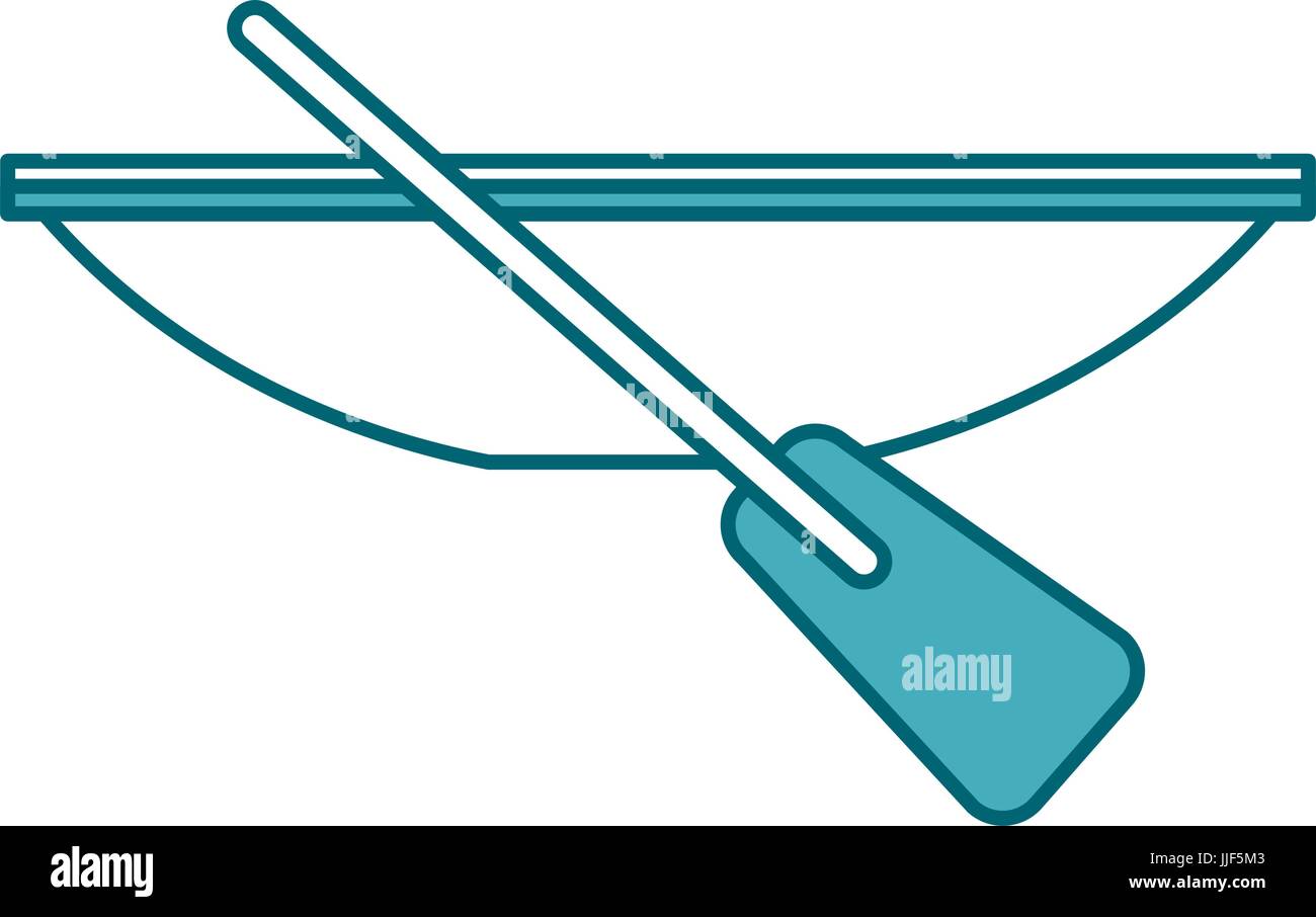 Fishing canoe isolated icon vector illustration design Stock Vector ...