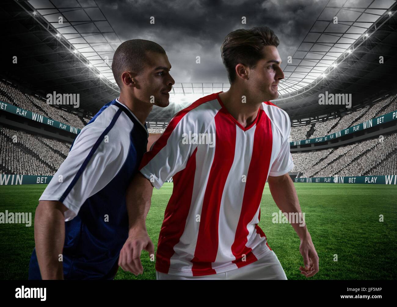 Plating soccer hi-res stock photography and images - Alamy