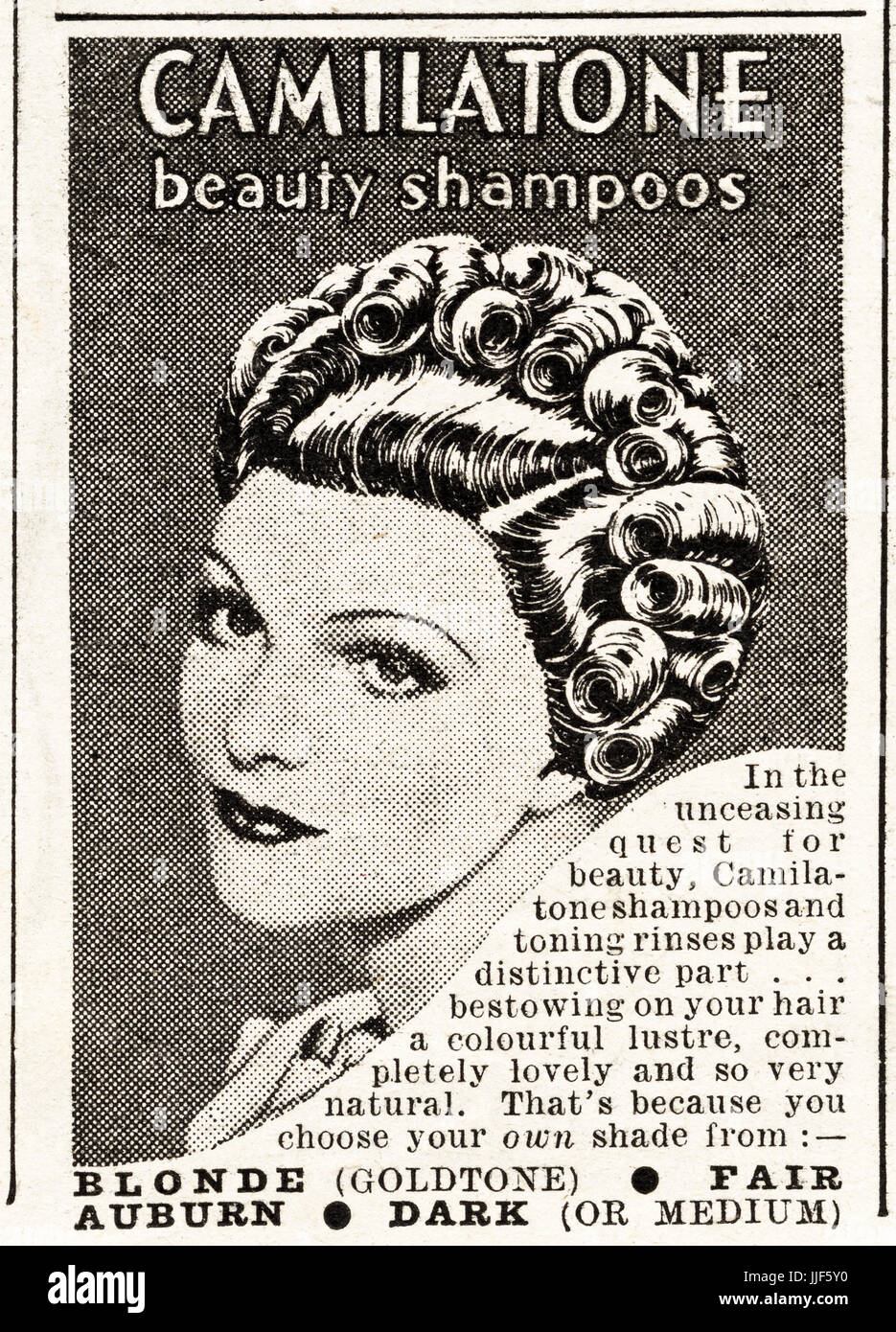 Shampoo advertisement hi-res stock photography and images - Alamy