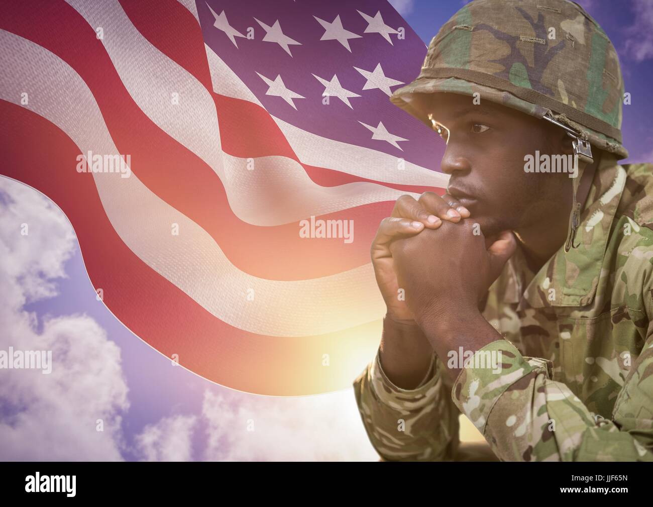 Thinking Soldier High Resolution Stock Photography and Images - Alamy