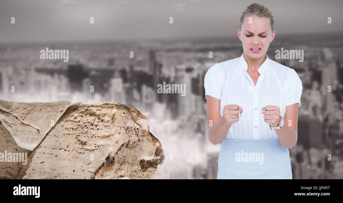 Three angry nervous upset hi-res stock photography and images - Alamy