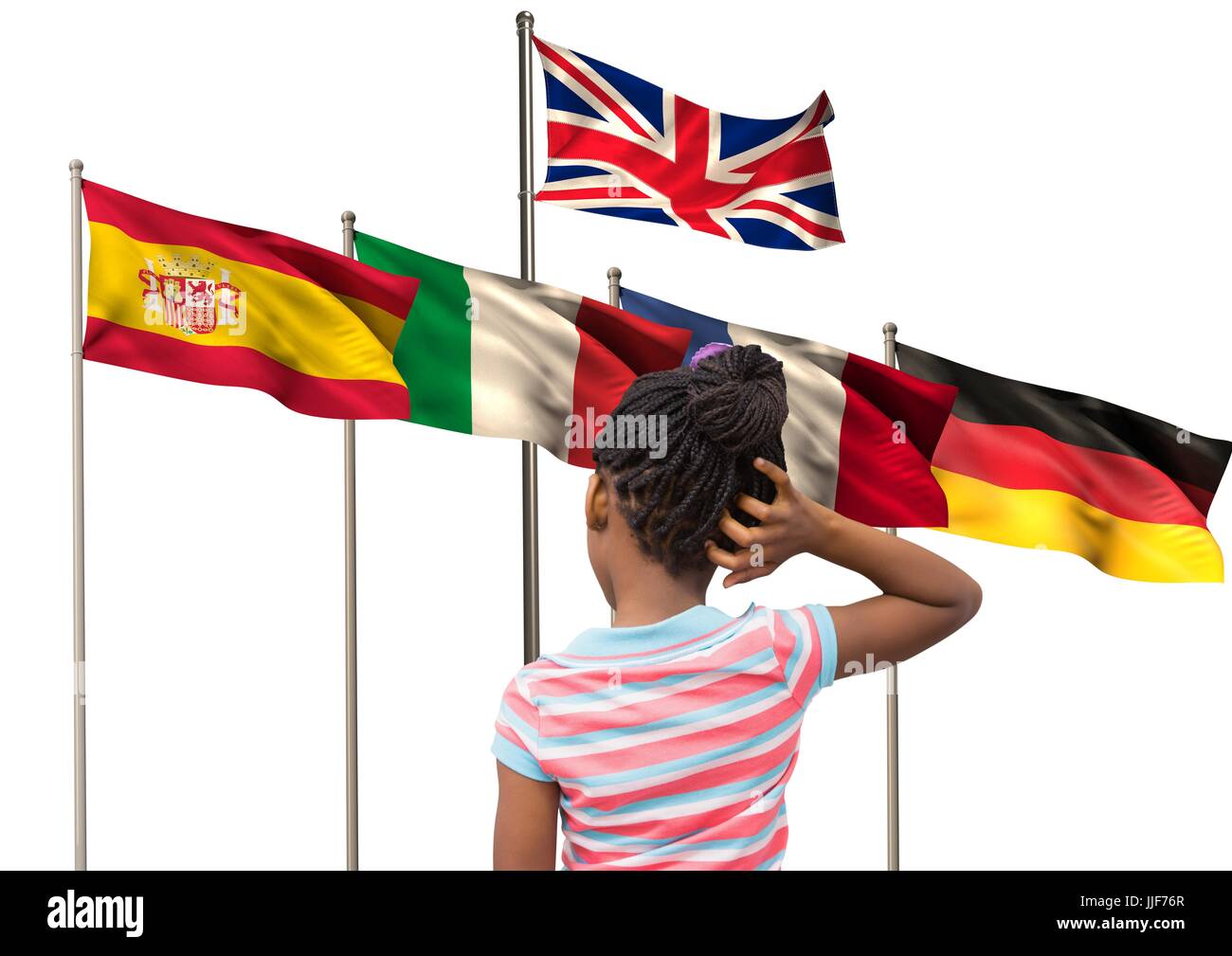 Backwards flags hi-res stock photography and images - Alamy