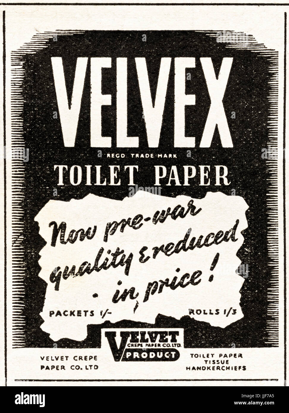 Toilet paper advert hi-res stock photography and images - Alamy