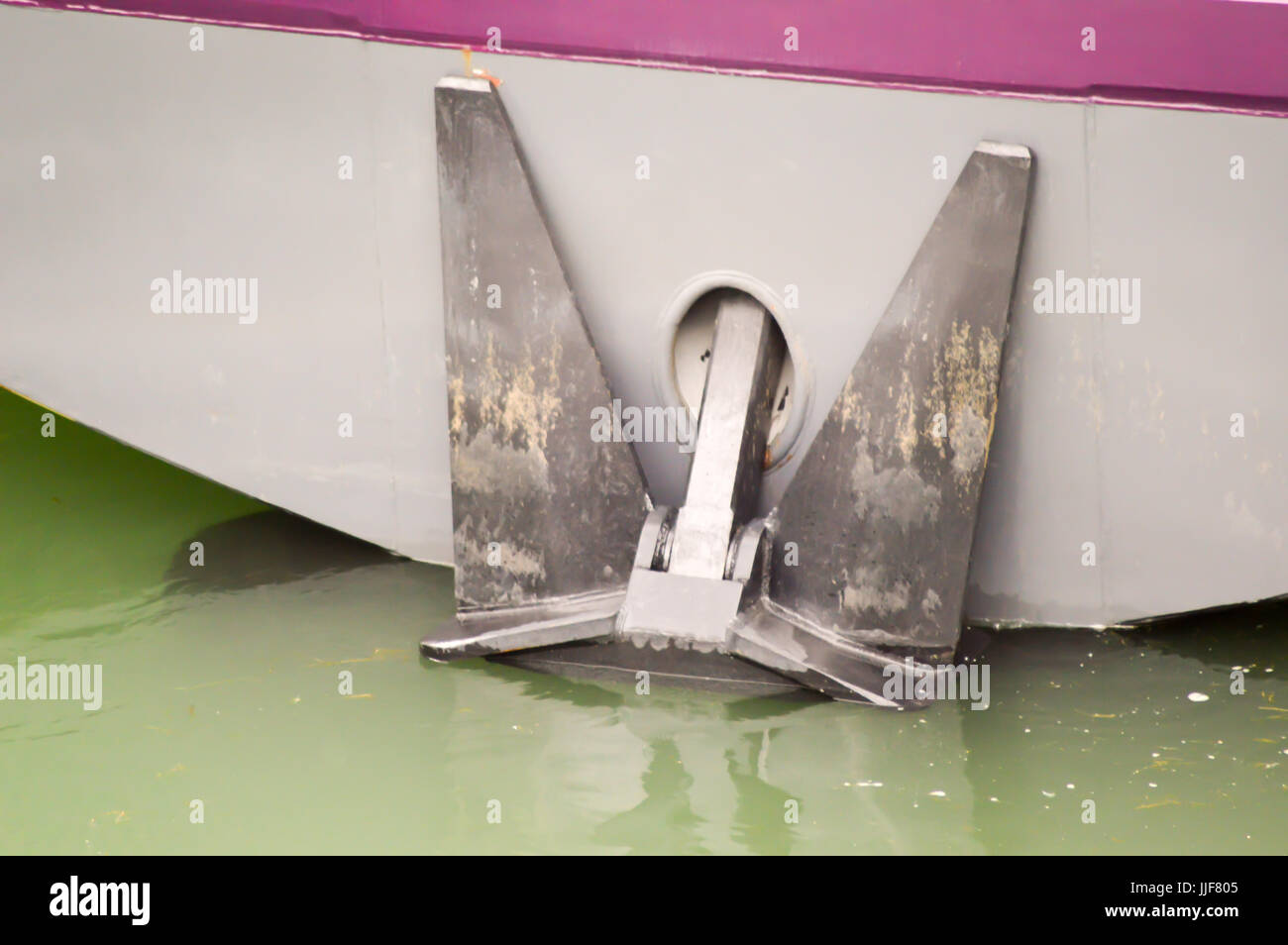 Anchor with lock boat hi-res stock photography and images - Alamy
