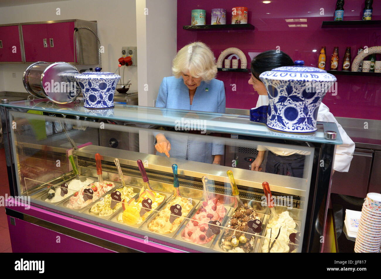 A cornish business specialising in ice cream cones hi-res stock ...