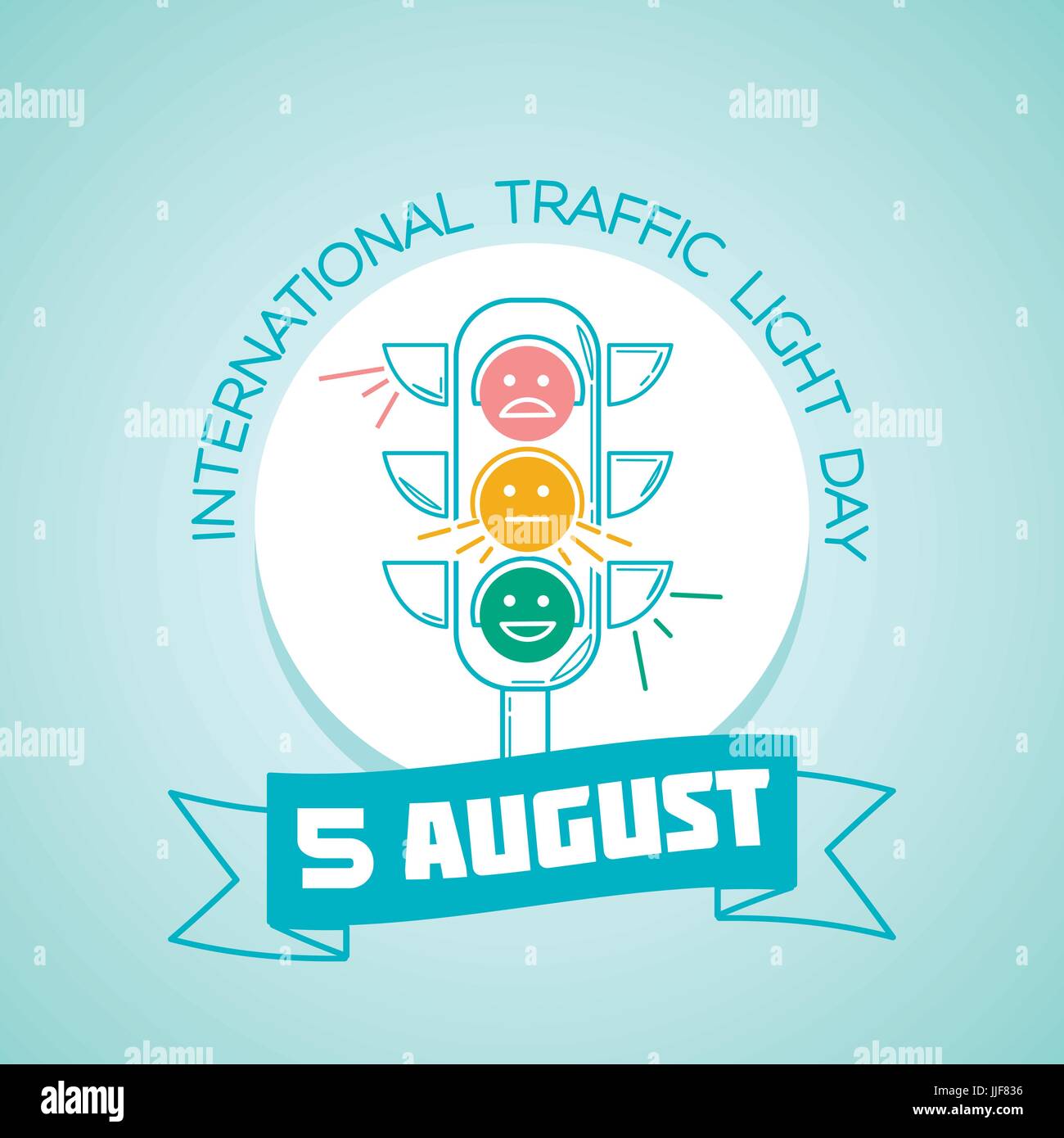 Calendar for each day on august 5 . Greeting card. Holiday ...