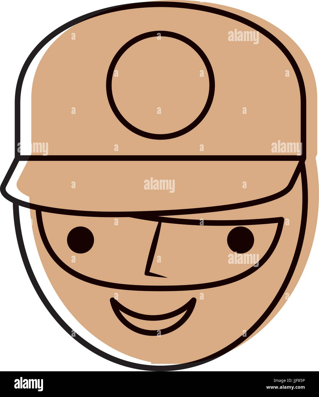 fisherman with hat avatar character vector illustration design Stock ...