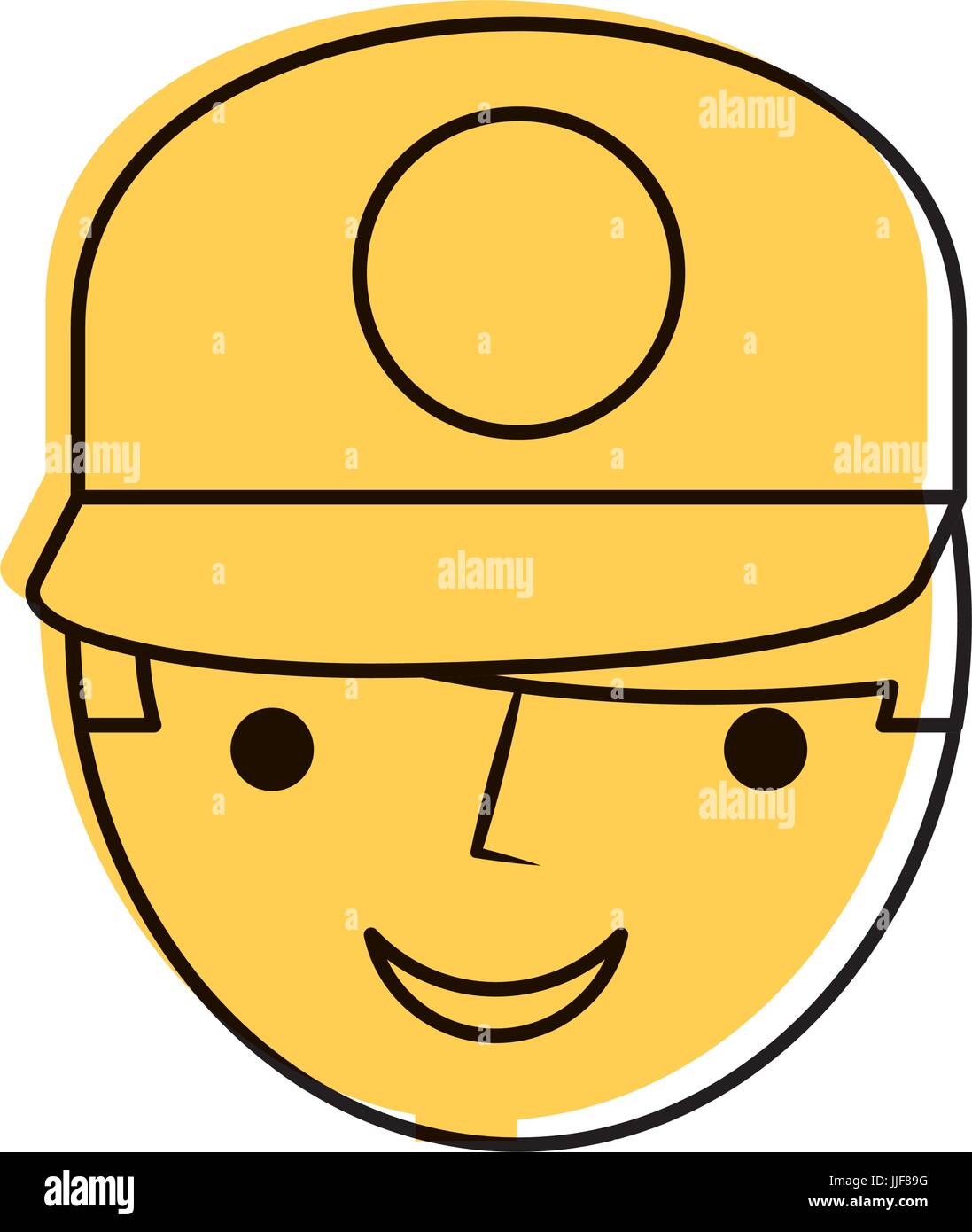 fisherman with hat avatar character vector illustration design Stock ...