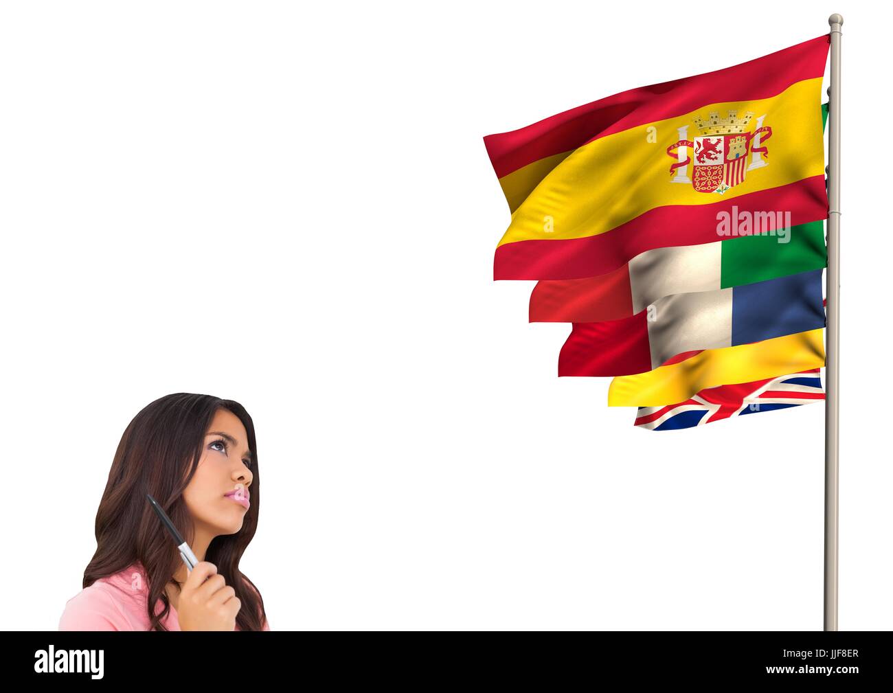 Safety flags flag Cut Out Stock Images & Pictures - Alamy