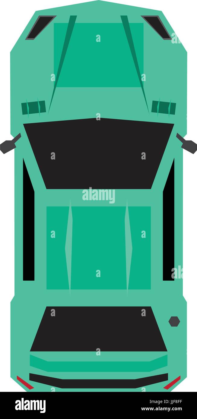 Top view of a car Stock Vector Image & Art - Alamy