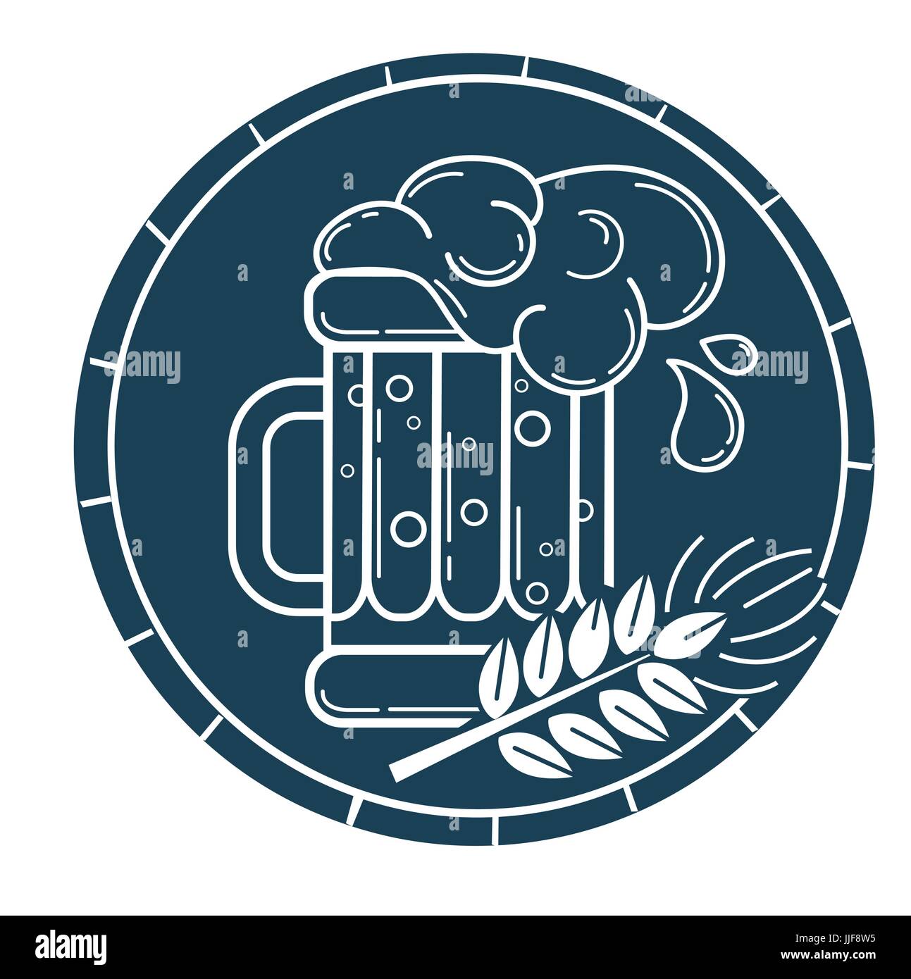 Barley water Stock Vector Images - Alamy