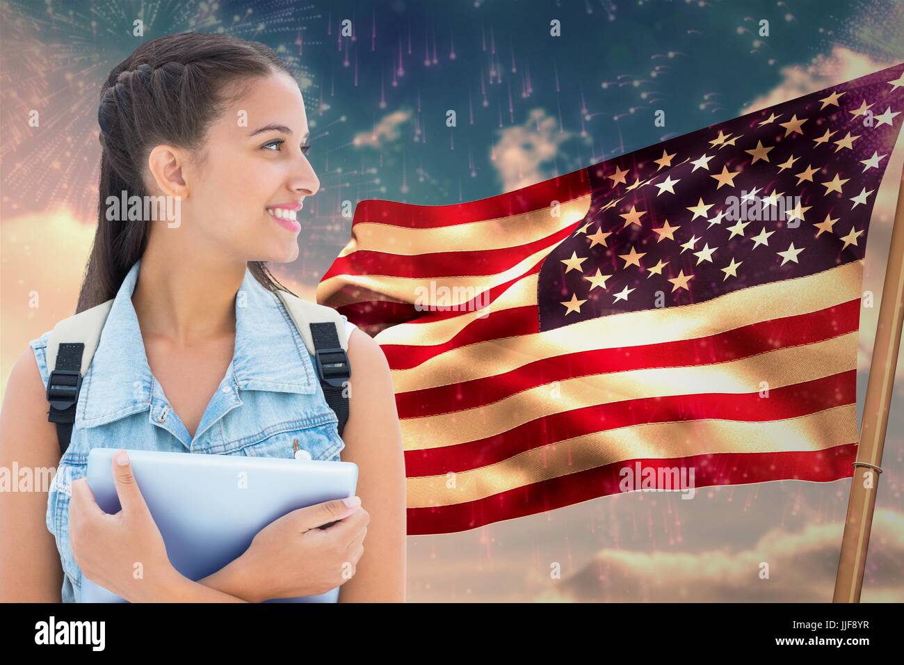 Digital composite friends holding hands hi-res stock photography and ...