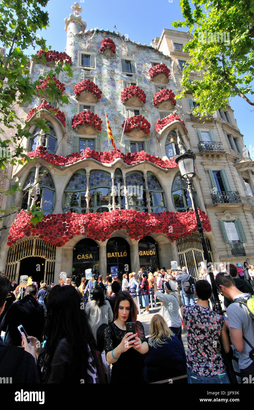 Casa Batllo. Batllo house. Barcelona Stock Photo - Alamy