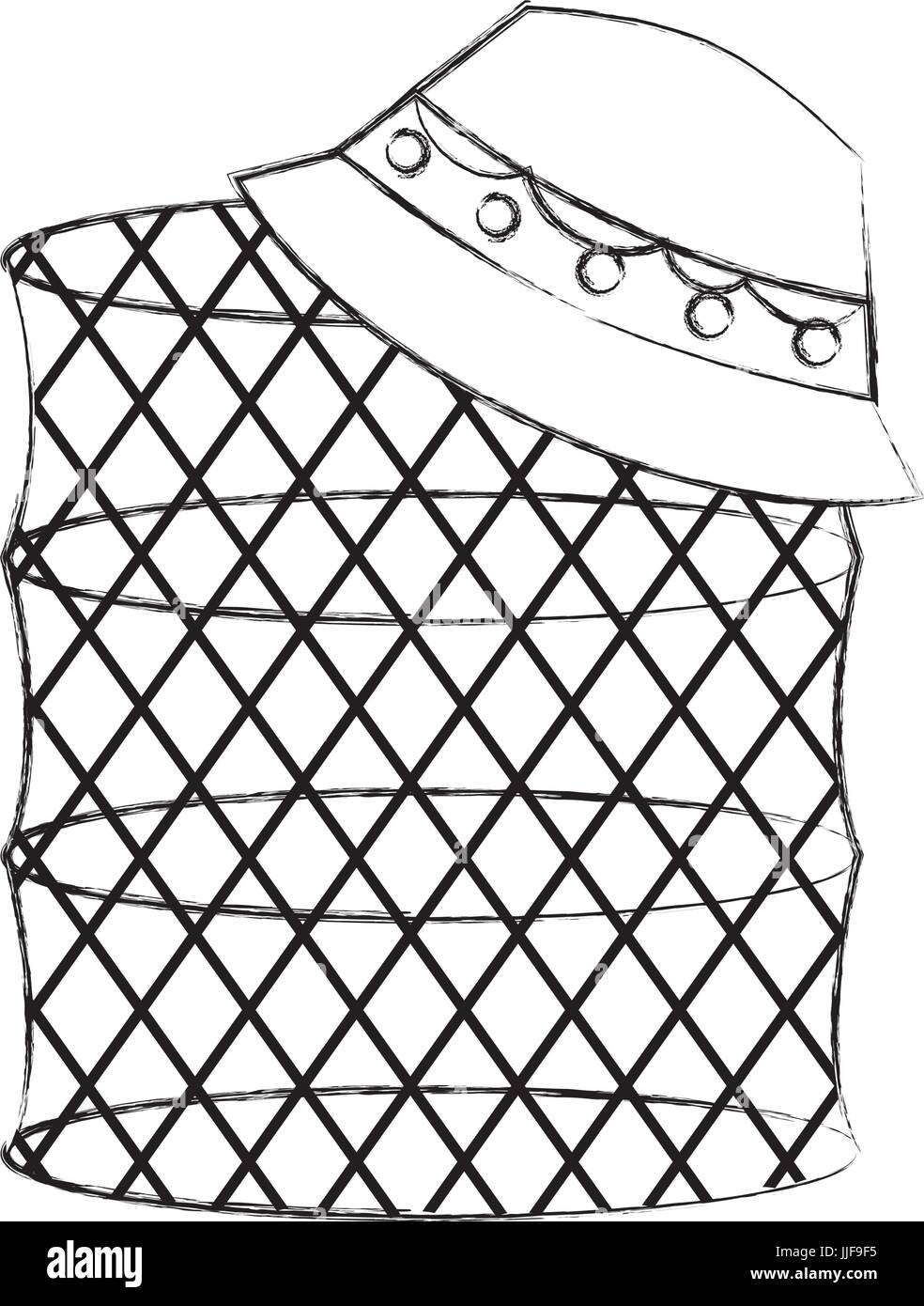 Fish trap isolated icon Stock Vector Image & Art - Alamy