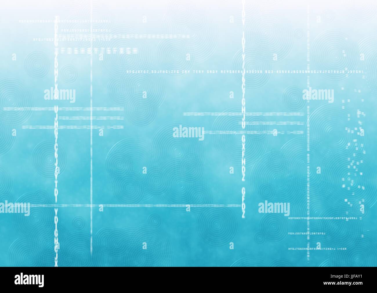 Digital composite of White code against blue gradient Stock Photo - Alamy