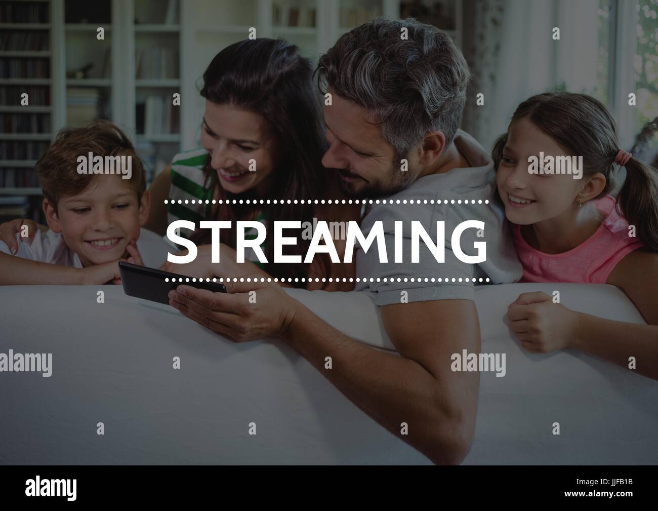 Digital streaming overlay hi-res stock photography and images - Alamy