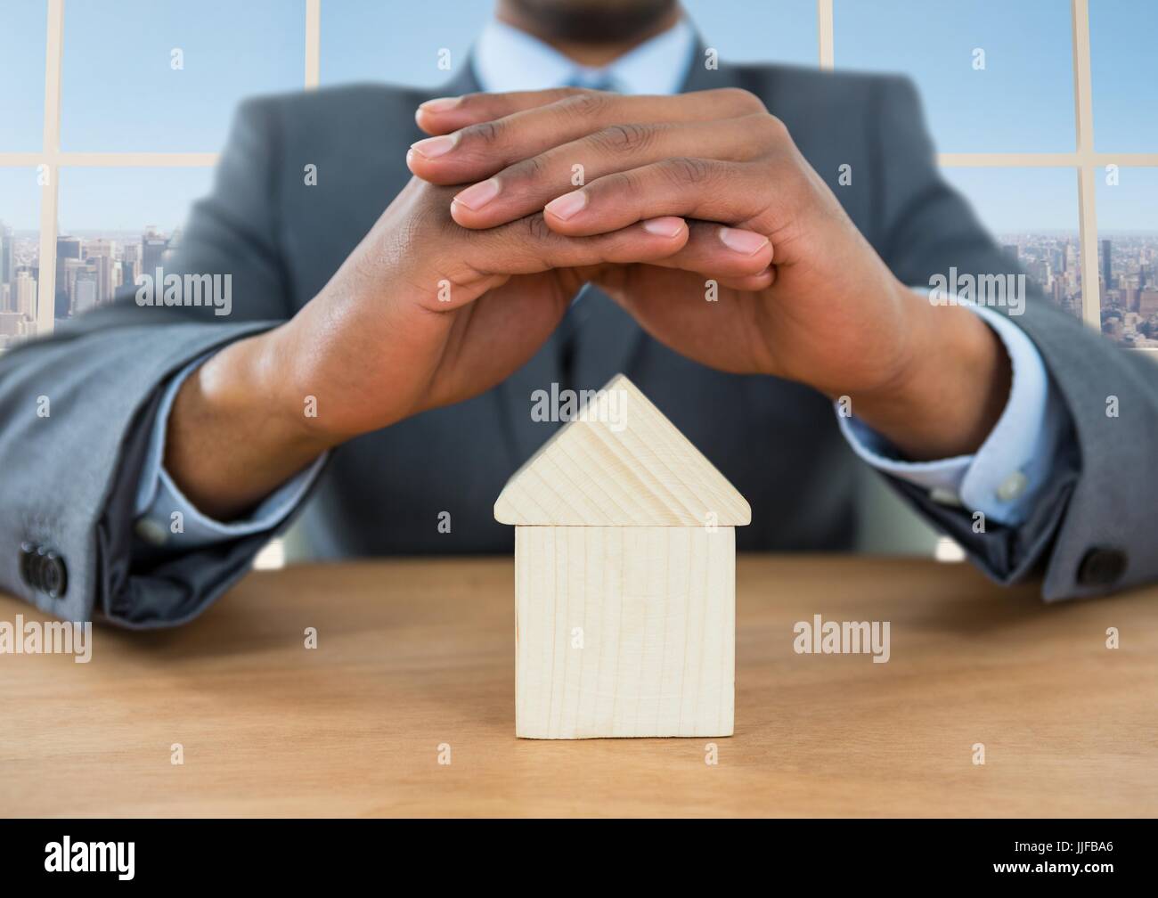 Digital composite house under hi-res stock photography and images - Alamy