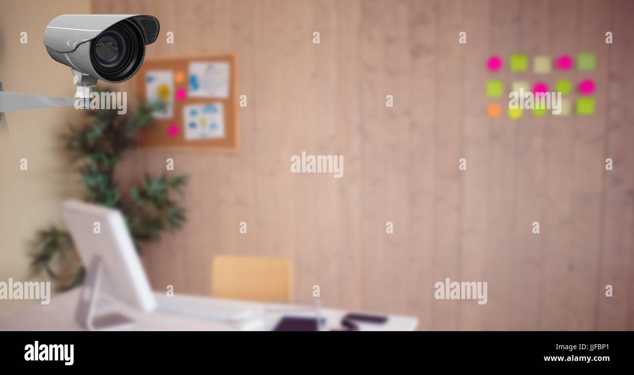 Digital composite of cctv in the office Stock Photo - Alamy