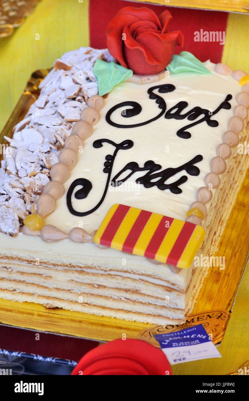 Cake. Saint George´s day Stock Photo - Alamy