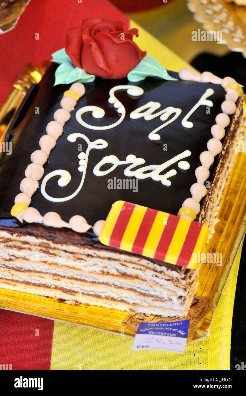 Cake. Saint George´s day Stock Photo - Alamy