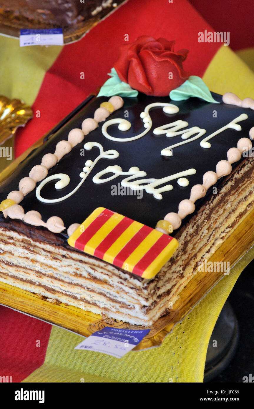Cake. Saint George´s day Stock Photo - Alamy