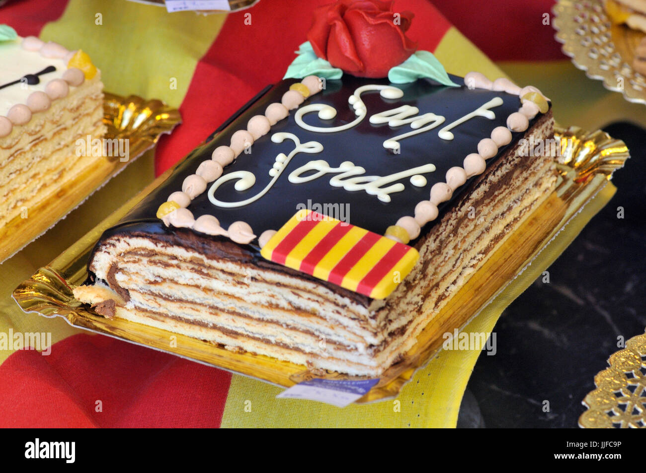 Cake. Saint George´s day Stock Photo - Alamy