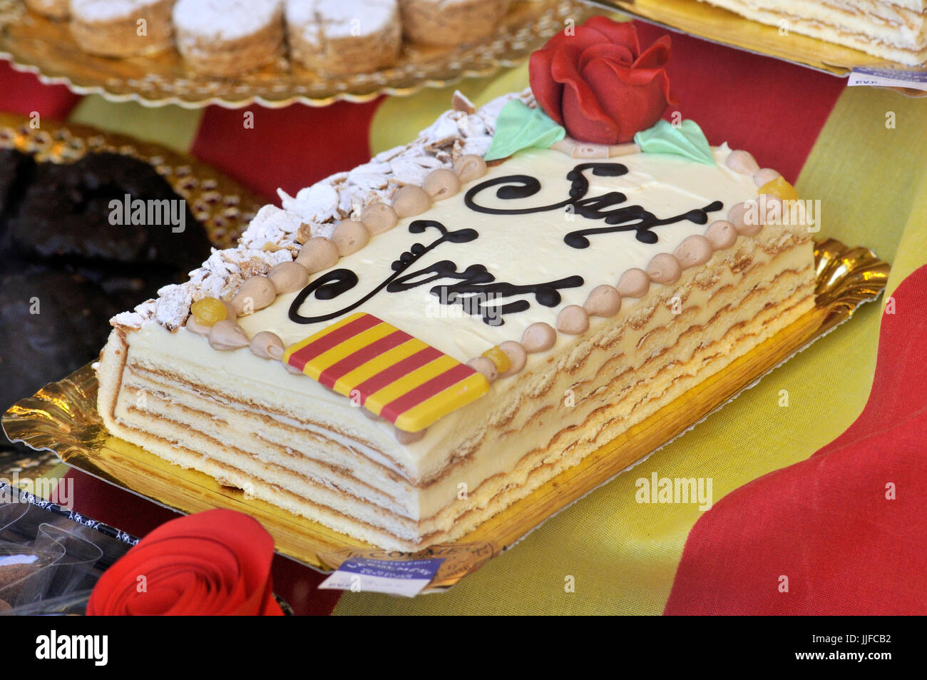 Cake. Saint George´s day Stock Photo - Alamy